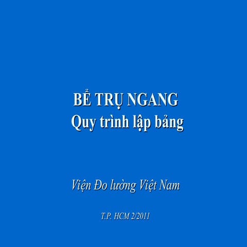 dao tao hieu chuan be tru ngang tai thanh pho thai nguyen | PPT