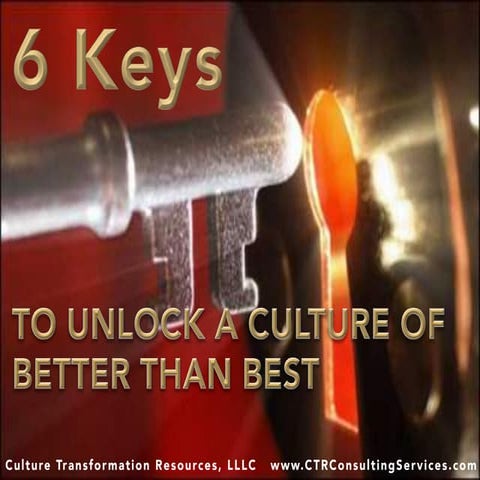 6 Keys to Unlock a Culture of Better than Best | PPT