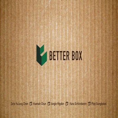 Better box | PDF | Logistics | Business