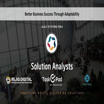 ANIn Ahmedabad Oct 2023 | Better Business success through Adaptability - Kalpesh Patel | PPT