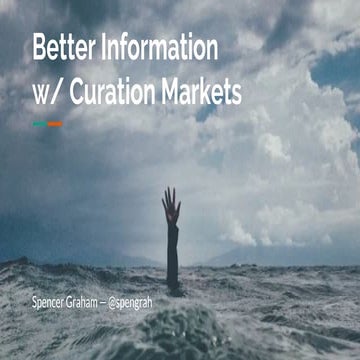 Better Information with Curation Markets | PDF | Databases | Computer ...