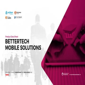 Bettertech mobile solutions product data sheet | PDF