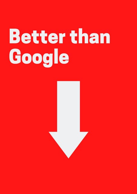 Better than google ? | PDF | Search | Internet