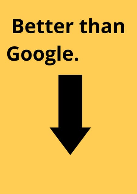 Better than google | PDF