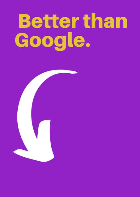 Better than google | PDF