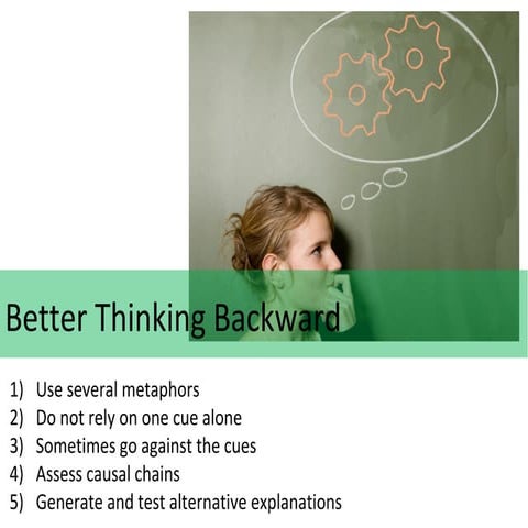 Better thinking backward | PPT
