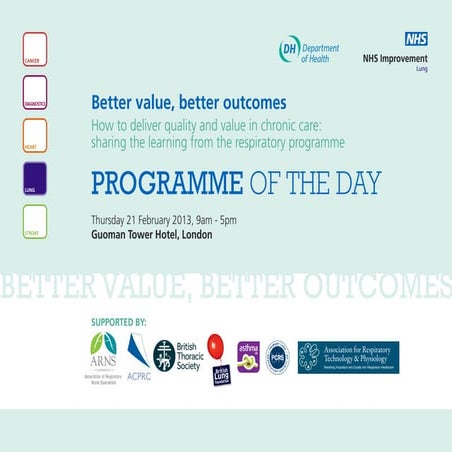 Better value outcomes - Programme | PDF