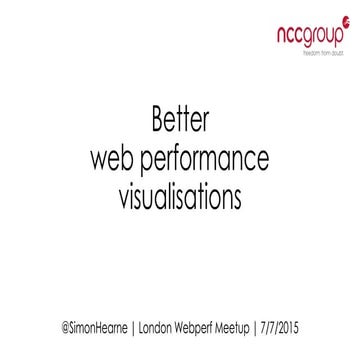 Better web performance visualisations | PPT