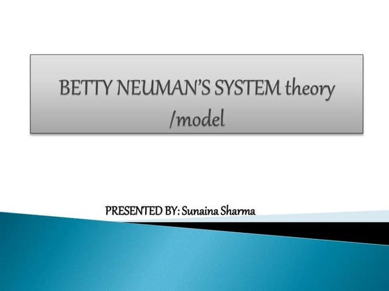 Betty Neuman Systems Model | PPT