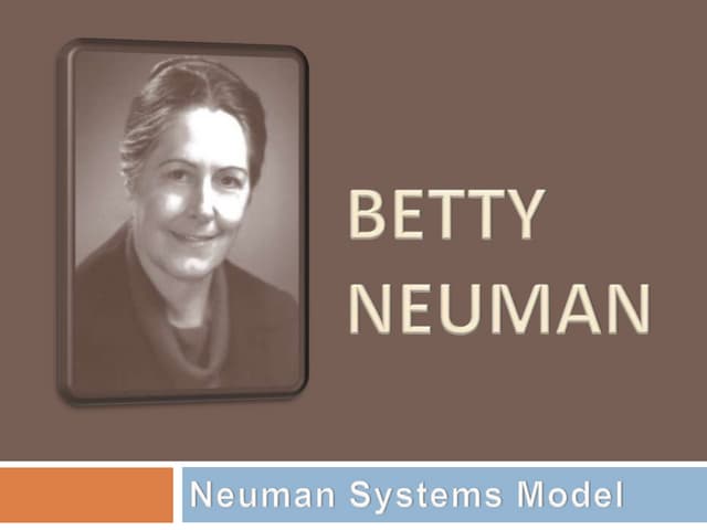 Betty Neuman Systems Model