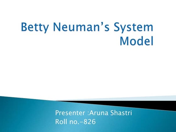 Betty Neuman Systems Model | PPT