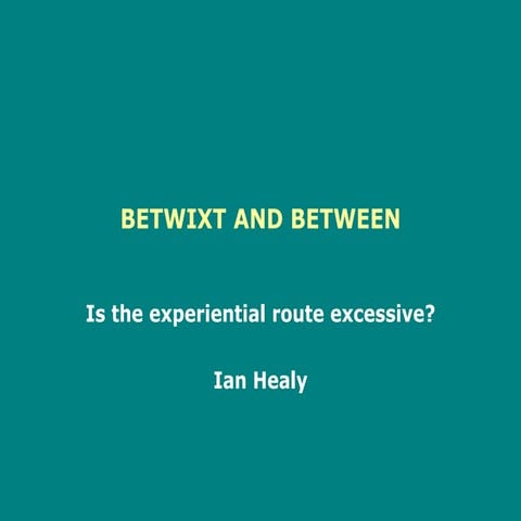 Betwixt and between-liminality in community development | PPT