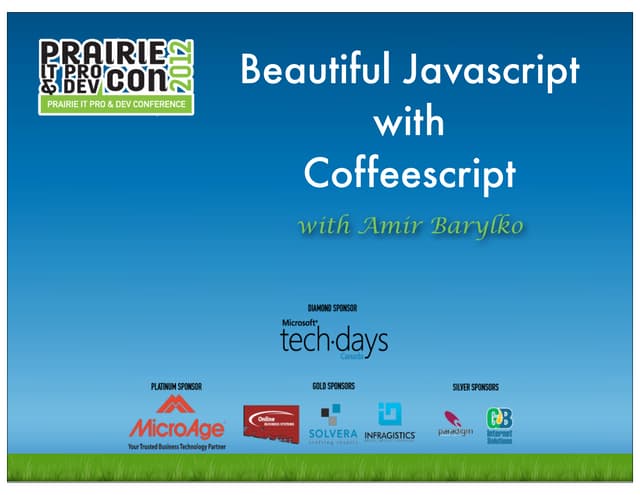 Beutiful javascript with coffeescript | PDF | Programming Languages ... Beutiful javascript with coffeescript | PDF | Programming Languages ...