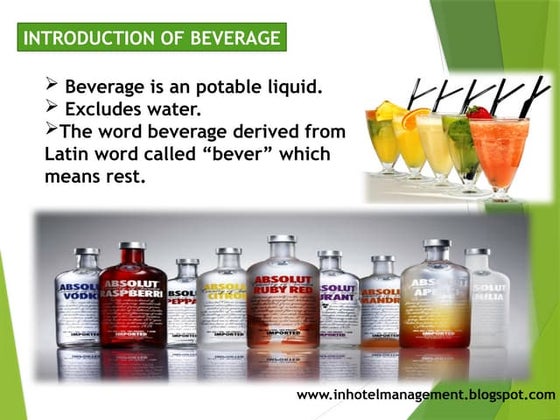 Beverage | PPTX
