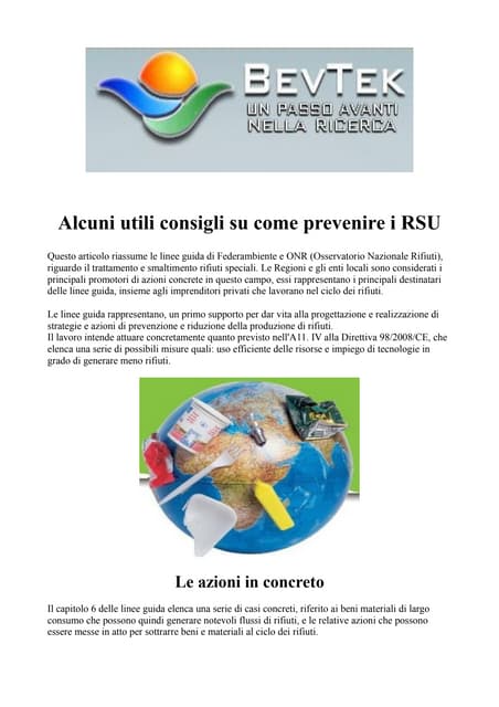 Gestione imballaggi plastica | PPT