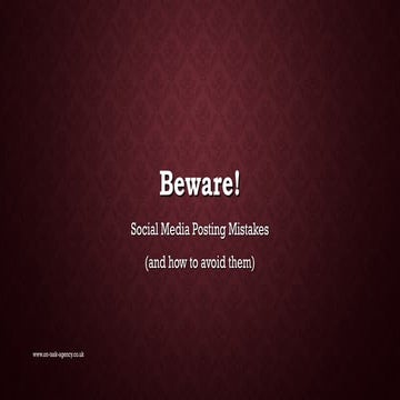 Beware! | ODP | Social Networking | Internet