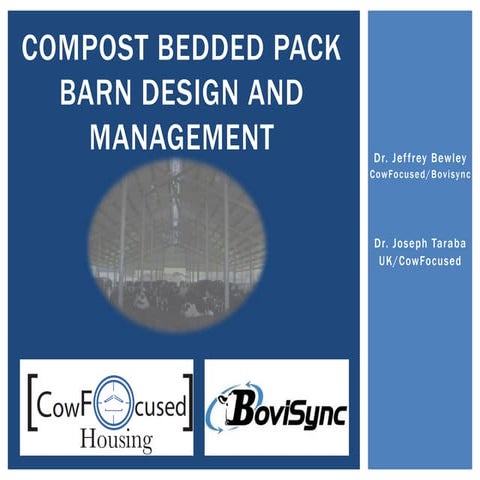 Compost Bedded Pack Barn Design and Management | PDF