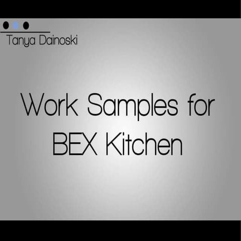 Work Samples - BEX Kitchen | ODP
