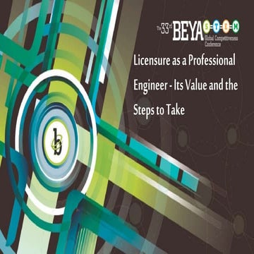 Licensure as a Professional Engineer: Its Value and the Steps to Take ...