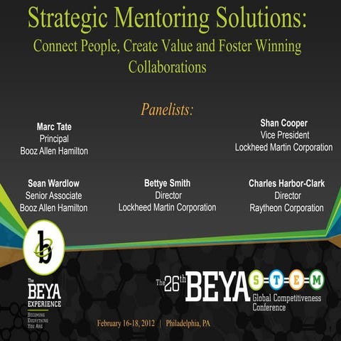 Beya 2012 strategic_mentoring_solutions_ccg submission | PDF