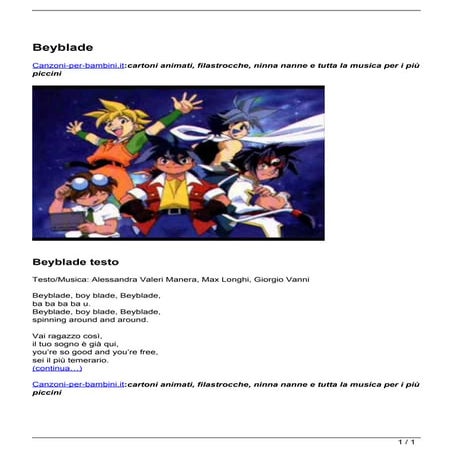 Beyblade | PDF