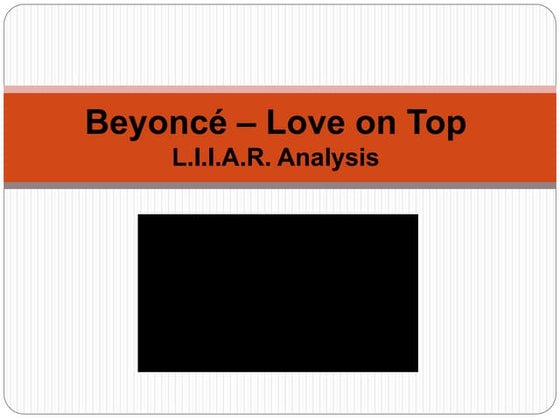 Beyonce analysis | PPTX