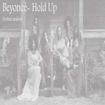 Beyonce textual analysis | PPTX