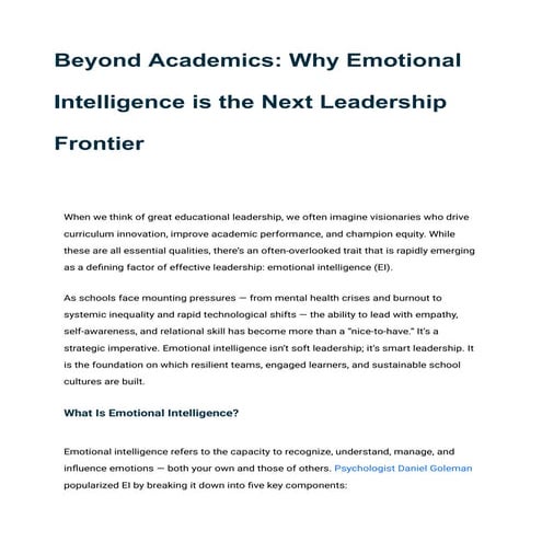 _Beyond Academics_ Why Emotional Intelligence is the Next Leadership ...