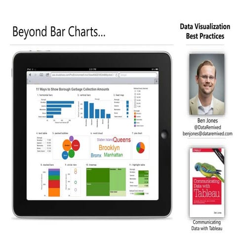 Beyond bar charts best practices in data visualization | PPT