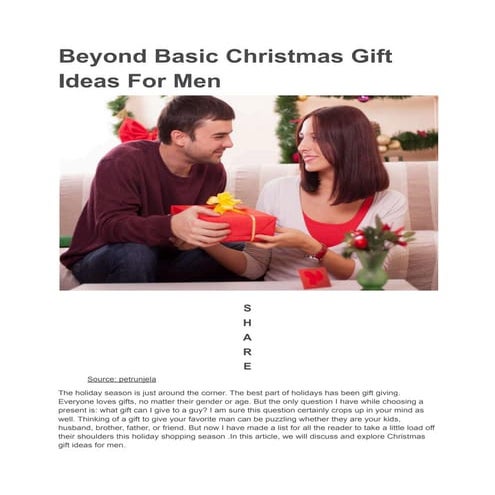 Beyond Basic Christmas Gift Ideas For Men.pdf