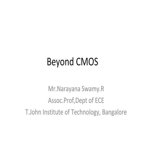 Beyond cmos | PPT