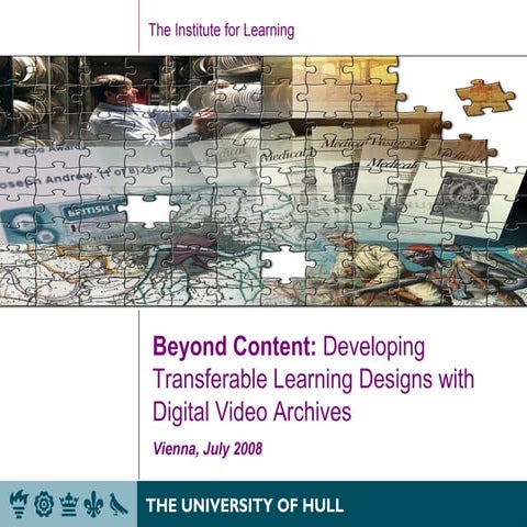 Beyond Content: Developing Transferable Learning Designs with Digital ...