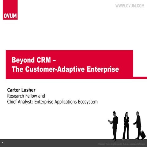 Totango and OVUM present: Beyond CRM | PPT