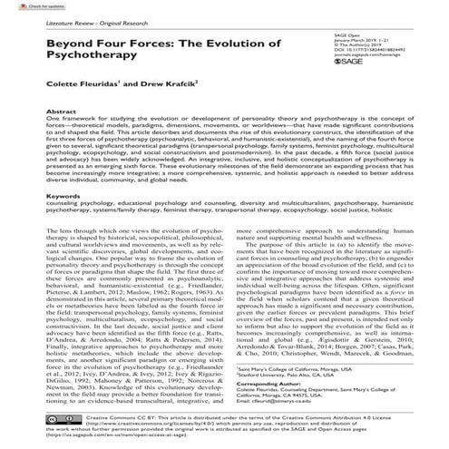 Beyond four forces_the_evolution_of_psychotherapy (1) | PDF