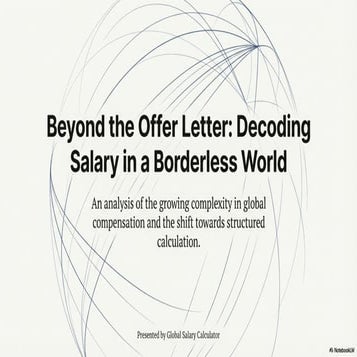 Global Salary Calculator Releases Analysis on Interpreting Compensation ...