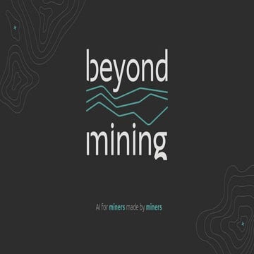 Beyond Mining pitch deck presentation (EN) | PPT