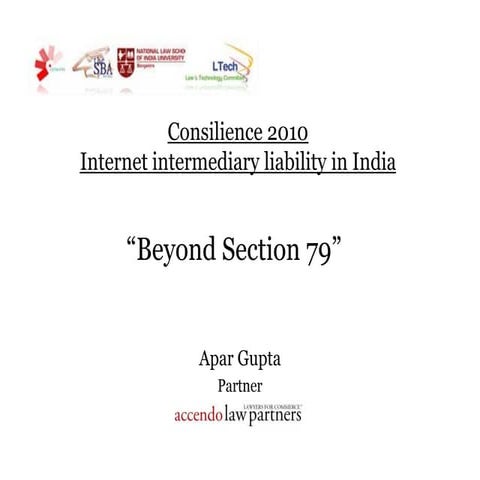 Beyond Section 79 | PPT
