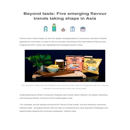 Beyond taste: Five emerging flavour trends taking shape in Asia | PDF