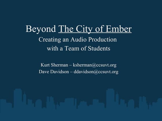 Audio editing ppt | PPTX