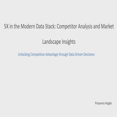 Beyond the Data Horizon Unlocking Growth for 5X through Competitor ...