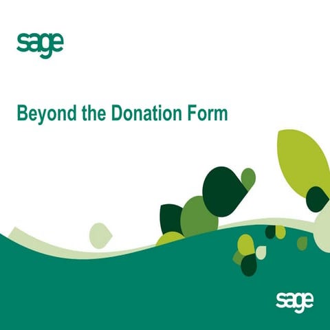 Beyond the Donation Form | PDF