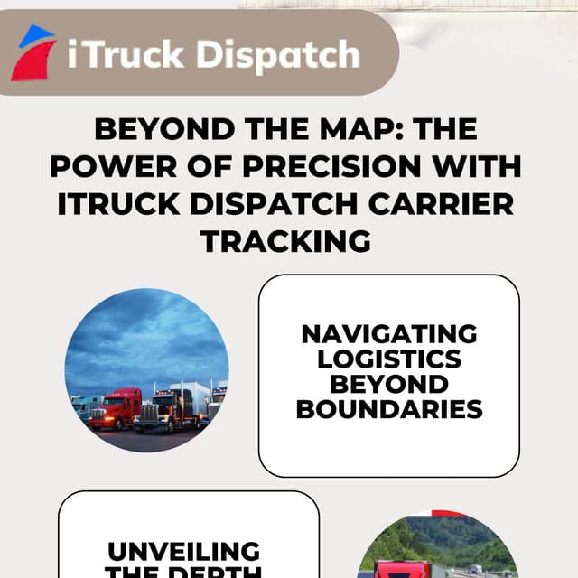 Beyond the Map: The Power of Precision with iTruck Dispatch Carrier ...