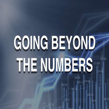 Beyond the numbers | PPTX | Shareware and Freeware | Computer Software and Applications