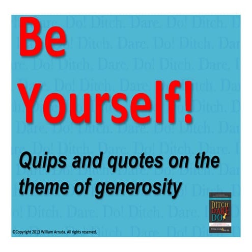 Personal Branding: Be Yourself | PDF