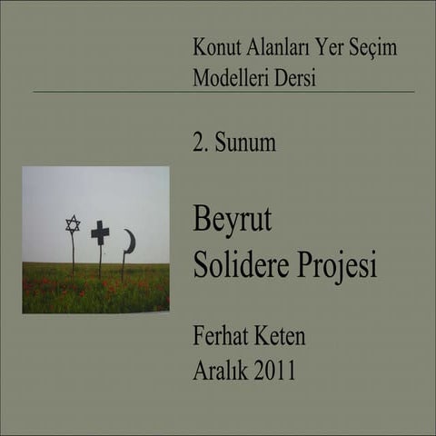 Beyrut Solidere Projesi | PPT