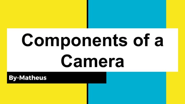 Camera Research | DOCX | Cameras and Camcorders | Consumer Electronics