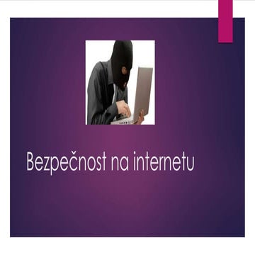 Bezpečnost na internetu | PPTX