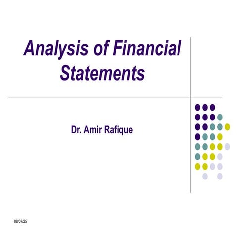 BF-07.ppt analysis of financial statements | PPT