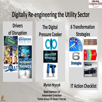 Utility Week Congress 2015 wide screen | PPT