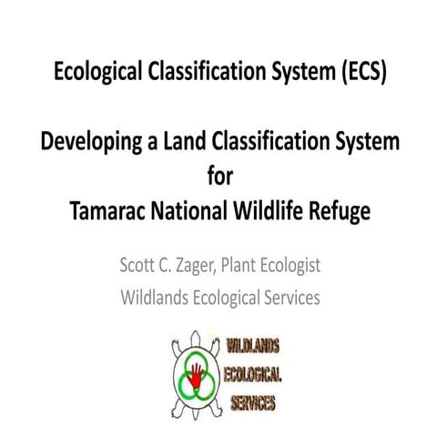 Zager Ecological Land Classification | PPTX